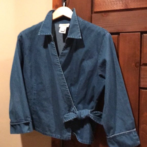 Talbots | Jackets & Coats | Talbots Short Denim Jacket | Poshmark